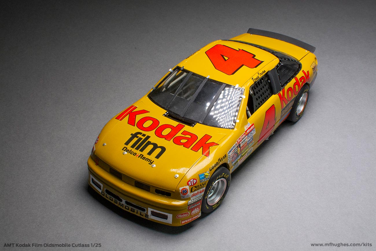 An old build re-photographed: AMT Kodak Film Oldsmobile Cutlass NASCAR ...
