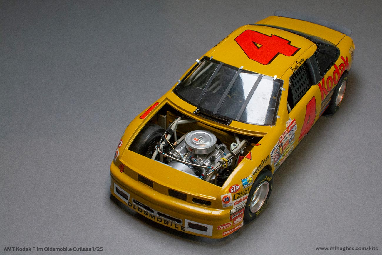 An old build re-photographed: AMT Kodak Film Oldsmobile Cutlass NASCAR ...