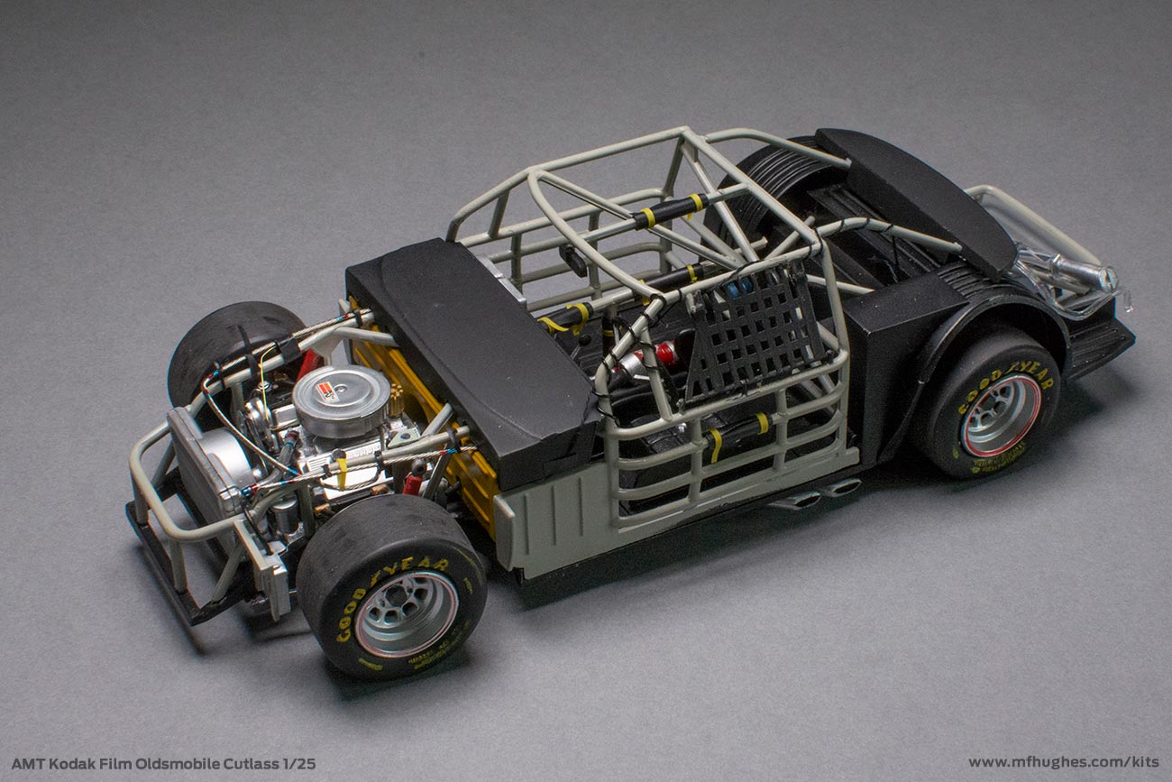An old build re-photographed: AMT Kodak Film Oldsmobile Cutlass NASCAR ...
