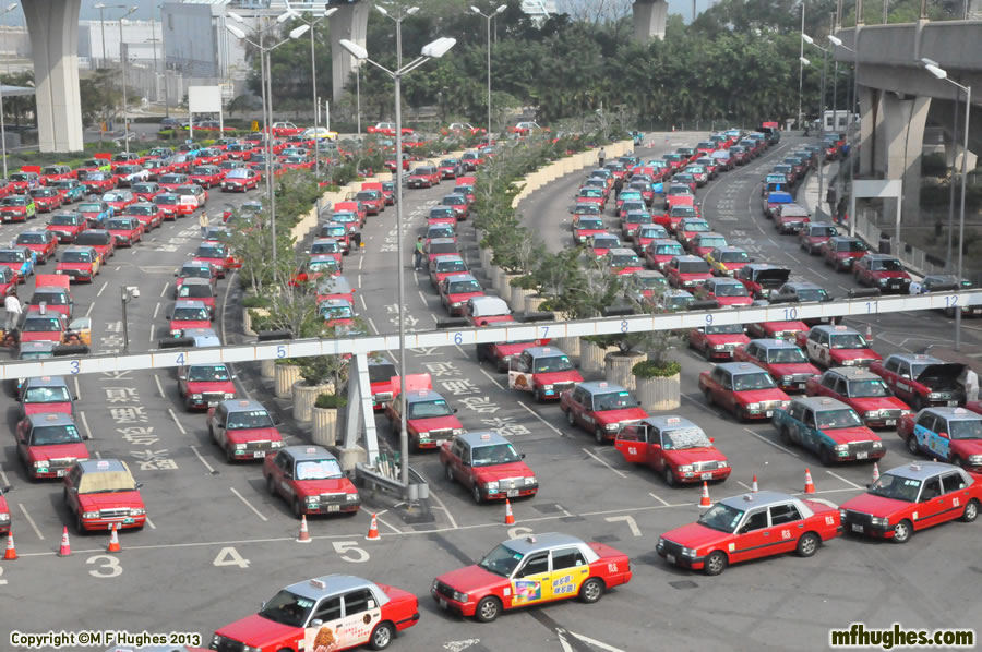 Airport Taxi Rank in Hong Kong, 2013. Airport Taxi Rank in Hong Kong, 2013.